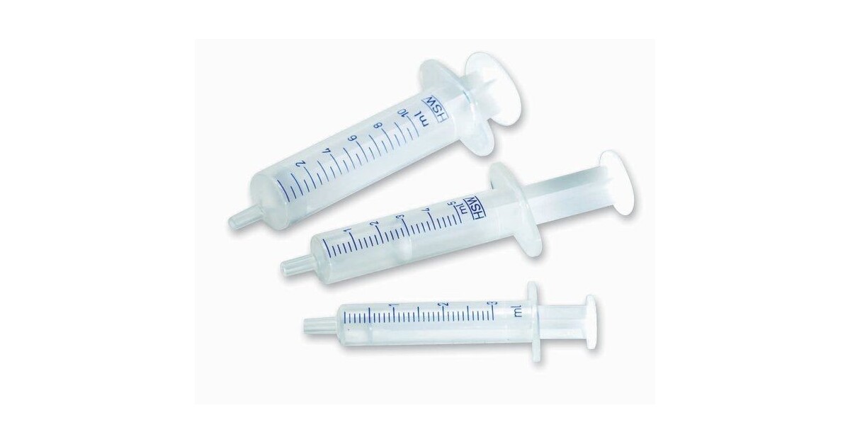 SYRINGE 20ML/1ML,LUER LOCK-25PCS - F022030 | Leermiddelen