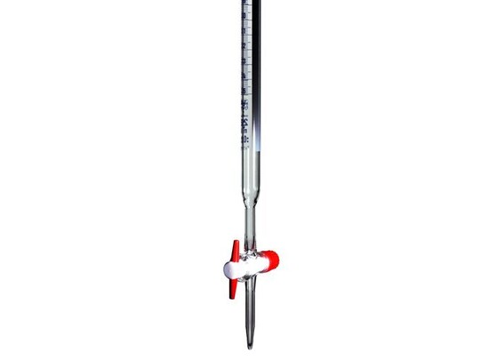 BÜRETTE MIT TEFLON - PTFE HAHN - SCHELLBACH - 0,1/25ML - F014862 ...