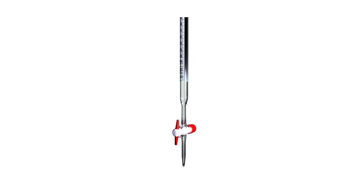 BÜRETTE MIT TEFLON - PTFE HAHN - SCHELLBACH - 0,1/25ML - F014862 ...