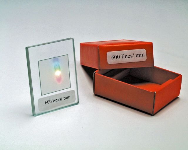 DIFFRACTION GRATING, 600 L/MM - 3325.10 - F325510 | Leermiddelen